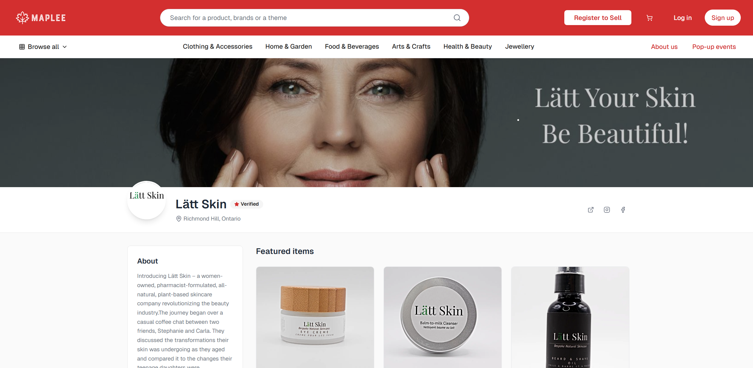 Maplee – Canada's Local Vendor Platform